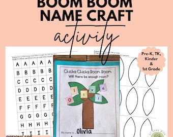 Glue Bottle Name Craft Activity Back to School | Preschool Name Craft ...