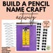 The Very Hungry Caterpillar Name Craft Activity Back to School ...