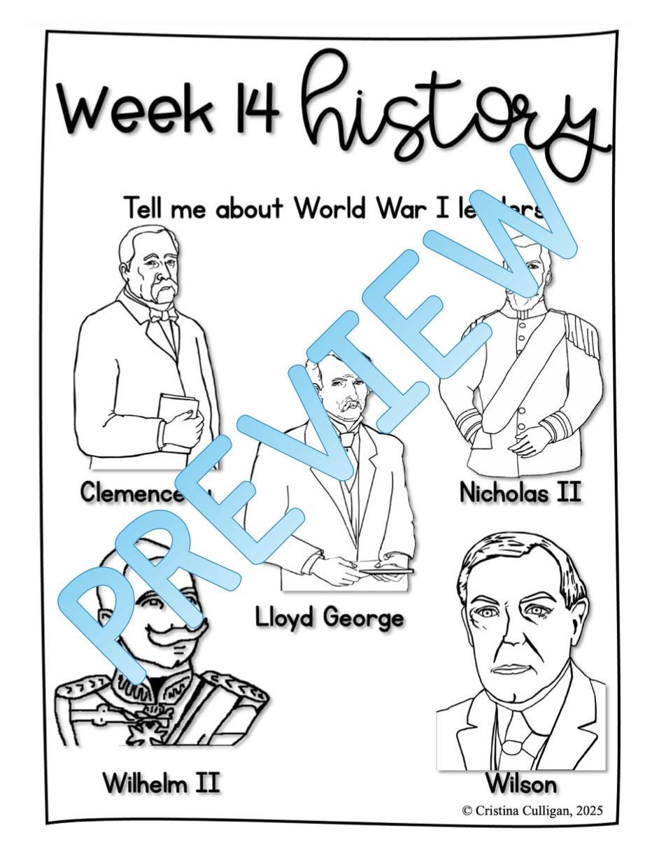 Classical Conversations Cycle 2 History Coloring Pages | CC Cycle 2 ...