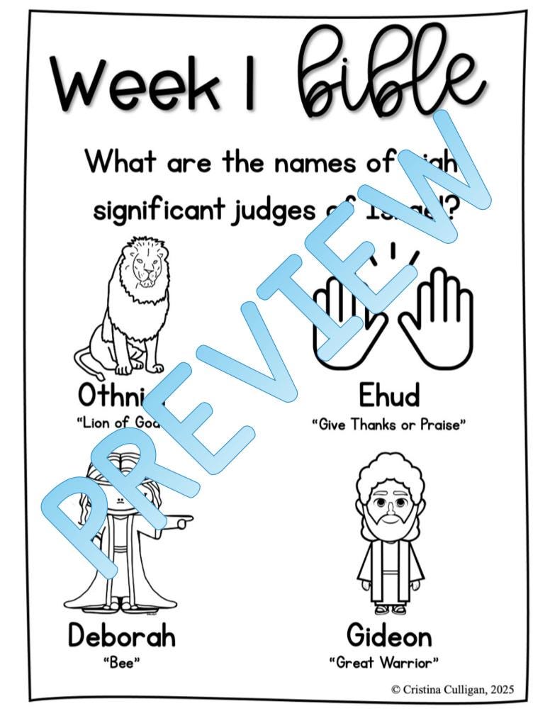 Classical Conversations Cycle 2 Coloring Pages Bundle | CC Memory Work ...