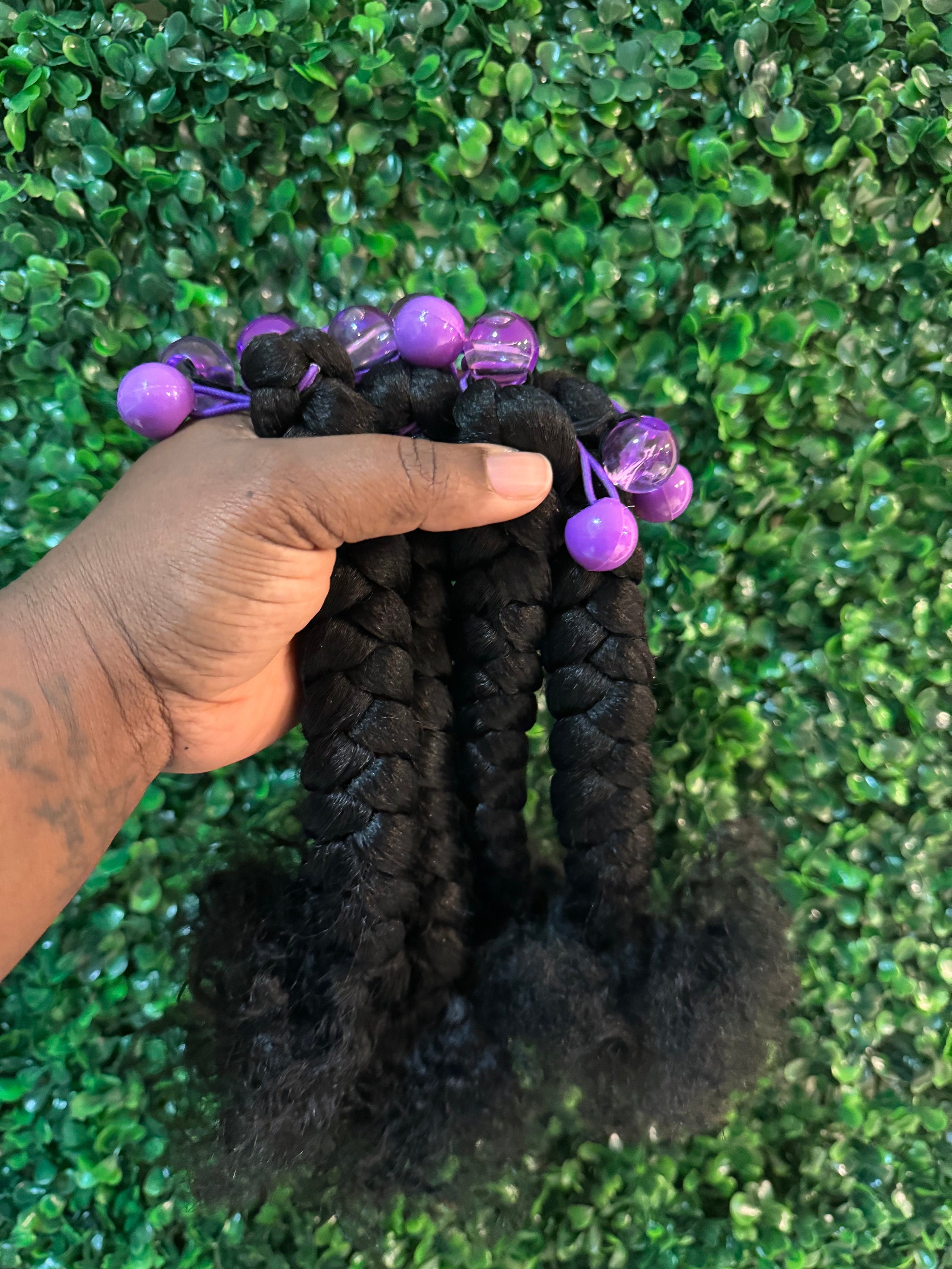 Kea.co Afro Pontails PURPLE 8 Bundle - Etsy