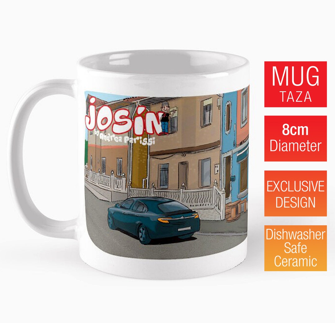 Josin Mug / Taza Avilés Bares El Chistoso Valliniello Café Regalo Arte ...