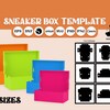 Shoe Box Label Template, Template SVG, Shoe Box Label SVG, Printable ...