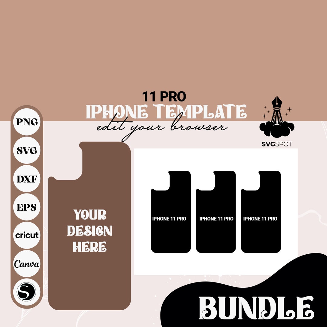 IPhone 11 Pro SVG, iPhone 11 Pro Template, Phone Case 11 Pro Template ...
