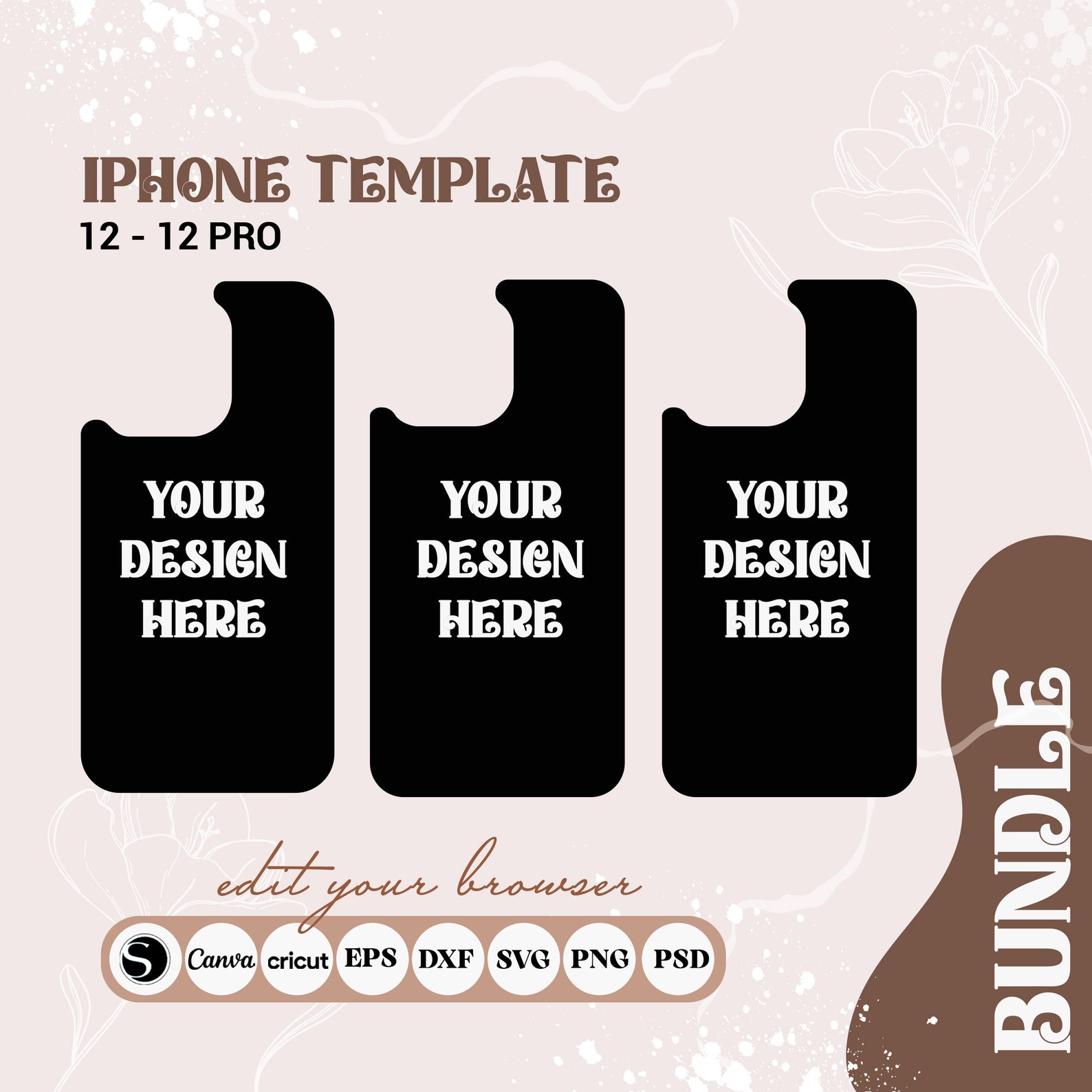 IPhone 12 Pro Max SVG, iPhone 12 Pro Max Template, Phone Case 12 Pro ...