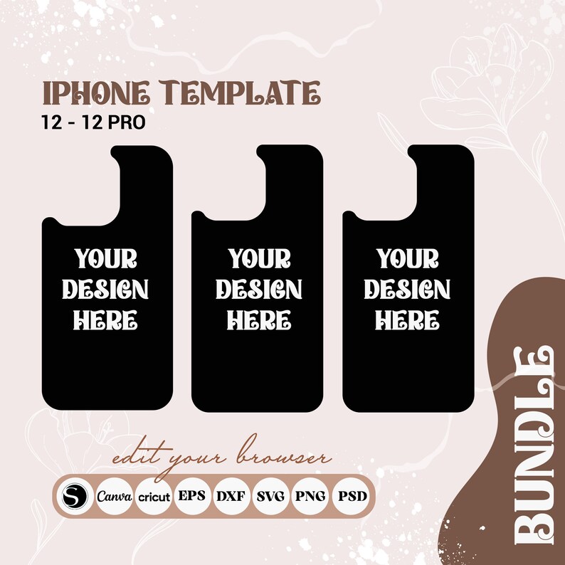 IPhone 12 Pro Max SVG, iPhone 12 Pro Max Template, Phone Case 12 Pro ...