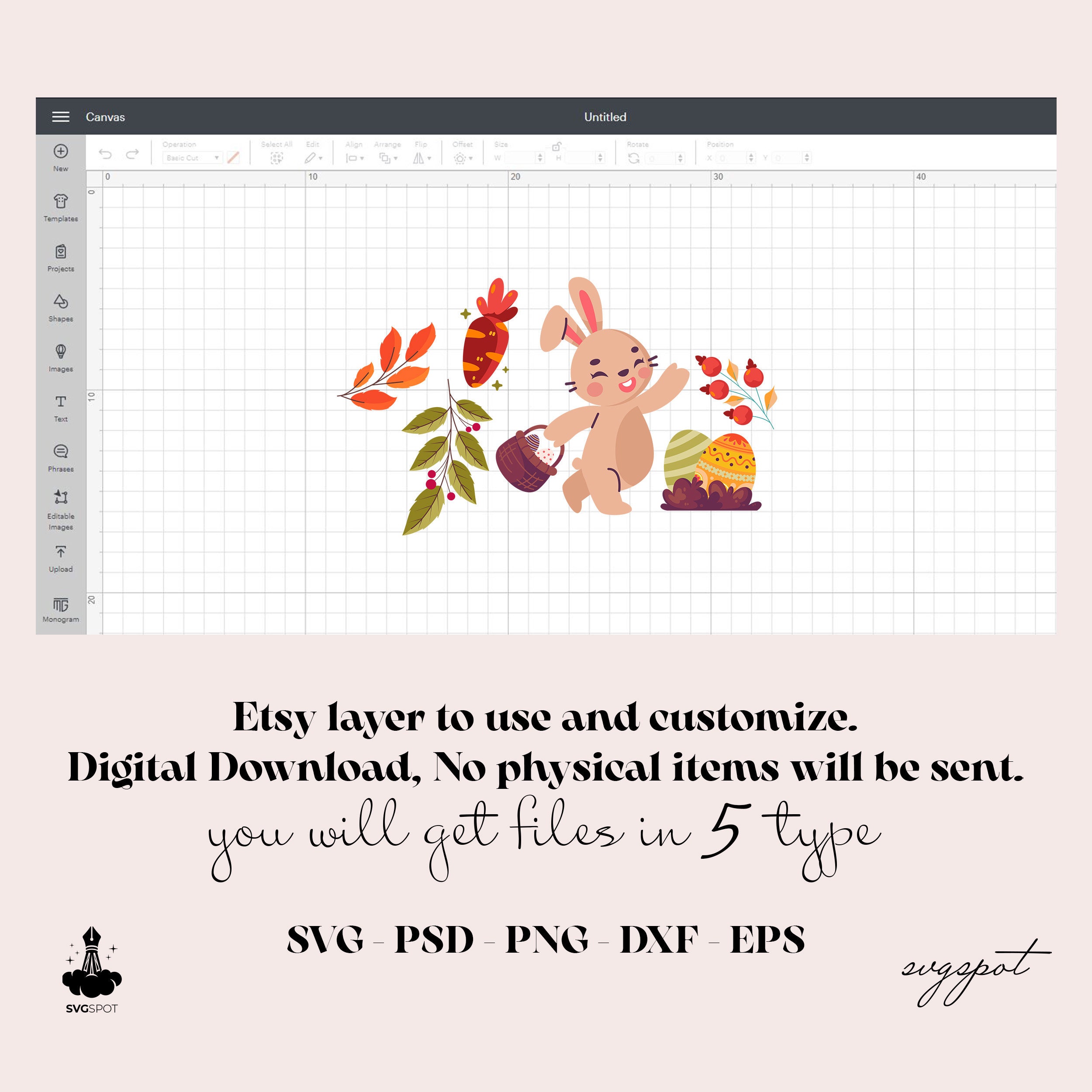 Easter Bunny Svg, Bunny Svg, Easter Svg, Rabbit Svg, Bunny Rabbit Svg ...