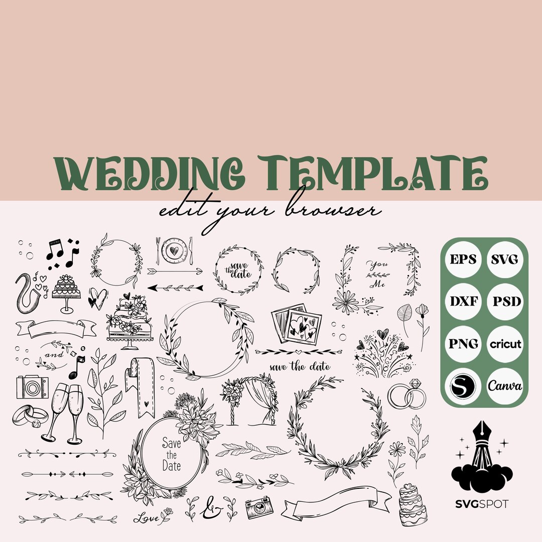 Frame Svg, Frame Silhouette, Frame Svg Bundle, Decorative Frame Svg ...