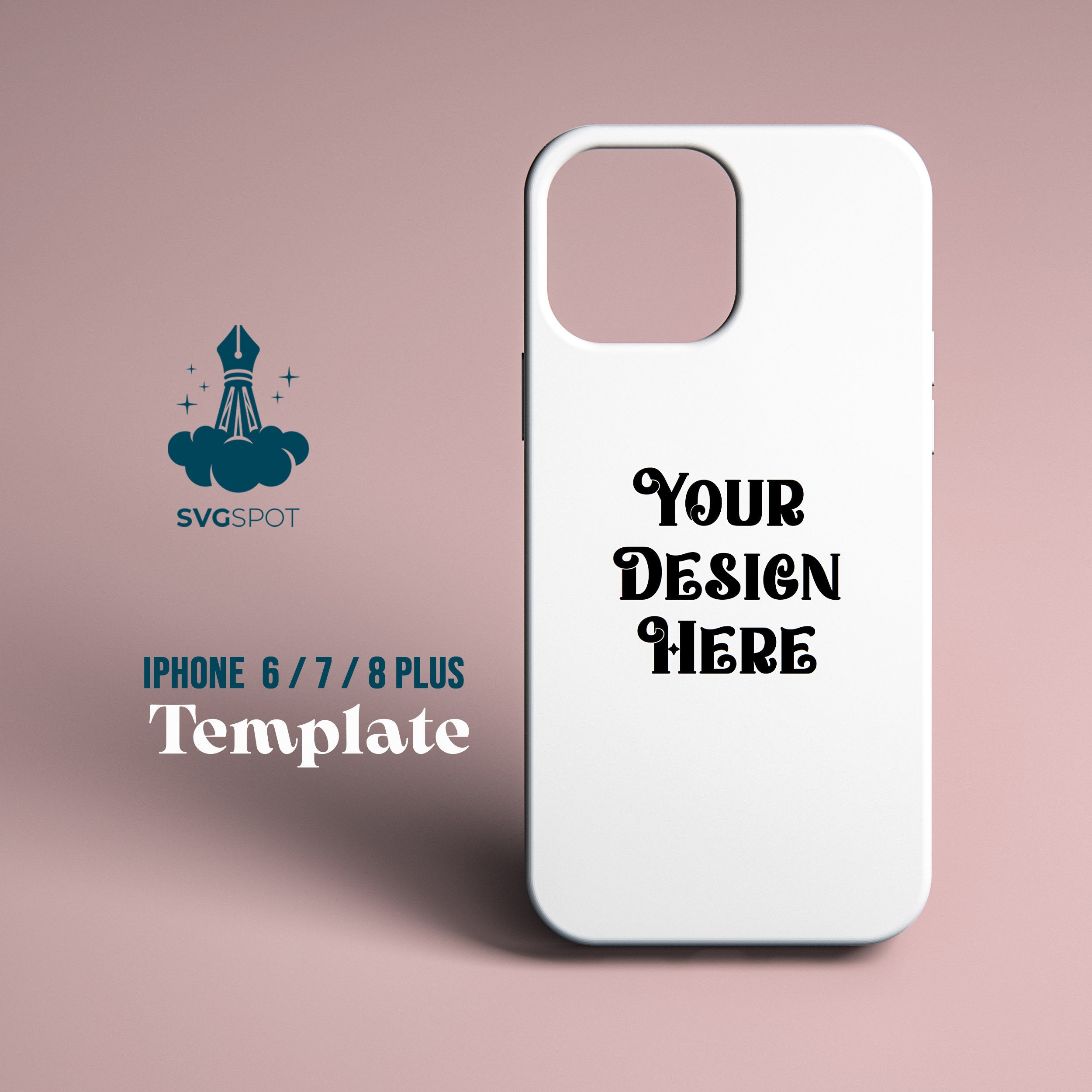 IPhone 6, 7, 8 Plus SVG, iPhone Template, Phone Case Template, iPhone ...