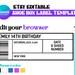 Shoe Box Label Template, Template SVG, Shoe Box Label SVG, Printable ...