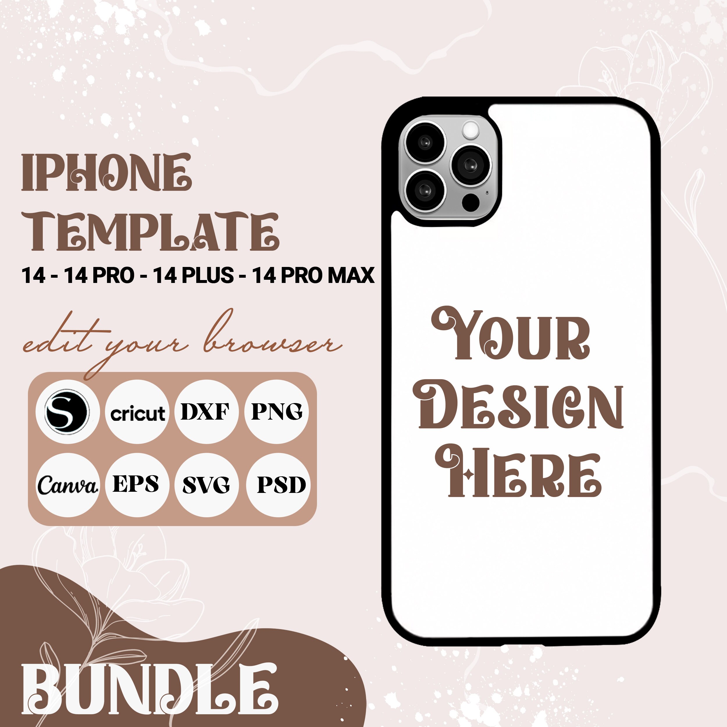 IPhone 14, 14 Pro, 14 Pro Max, 14 Plus SVG, iPhone Template, Phone Case ...