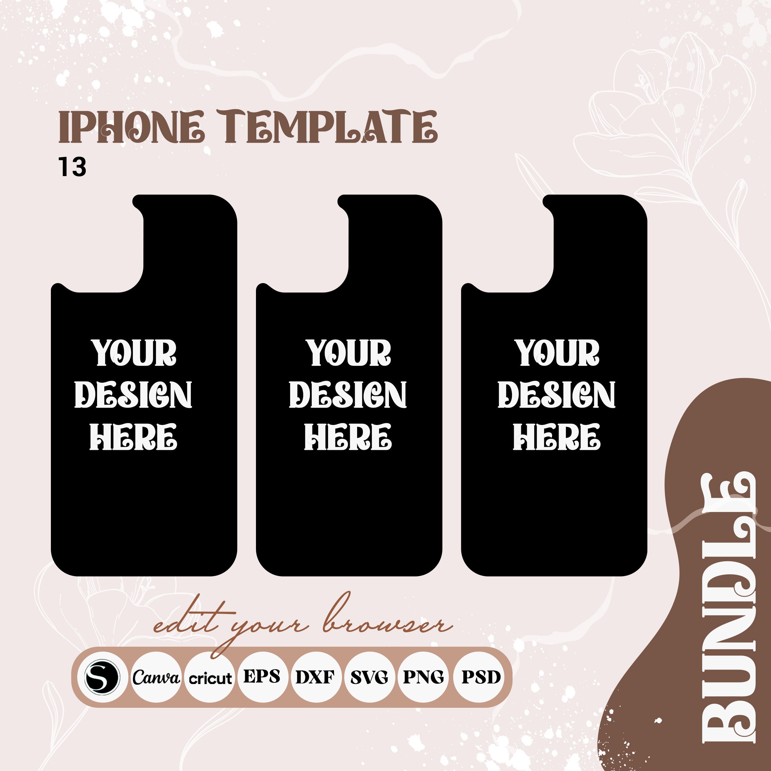 IPhone 13 SVG, iPhone 13 Template, Phone Case 13 Template, iPhone Case 13 SVG, Phone Case Design ...