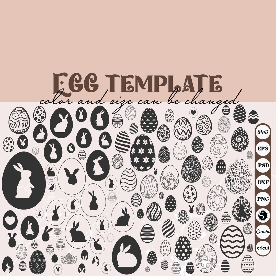 Oeufs de Pâques SVG - Oeufs SVG - Pâques SVG - Joyeuses Pâques Svg ...