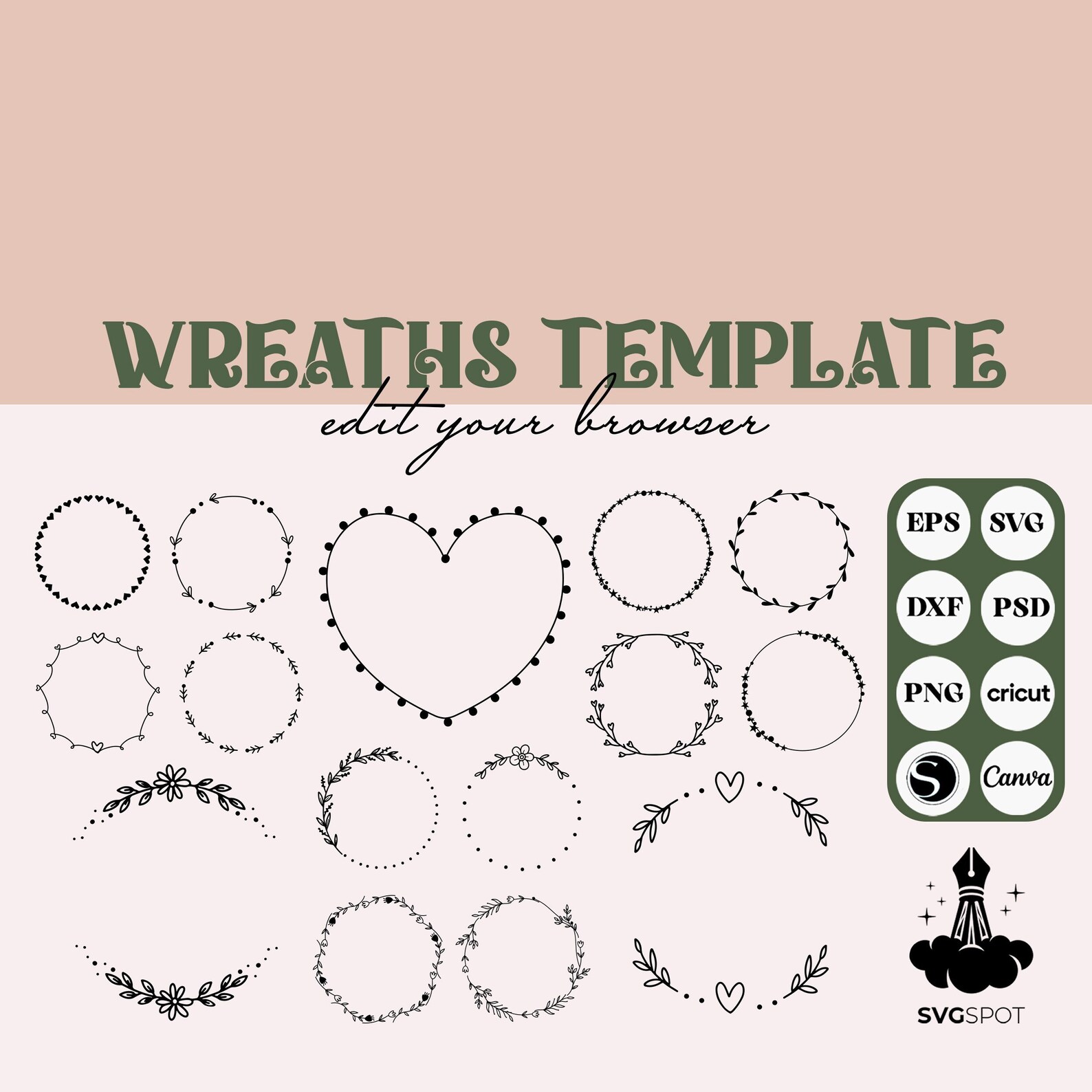 Frame Svg, Frame Svg, Border Svg, Frame Cut File, Svg File, Svg Files ...