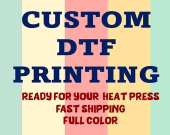 Full Color Heat Transfer, Custom Dtf Transfers, Dtf Prints, Dtf ...