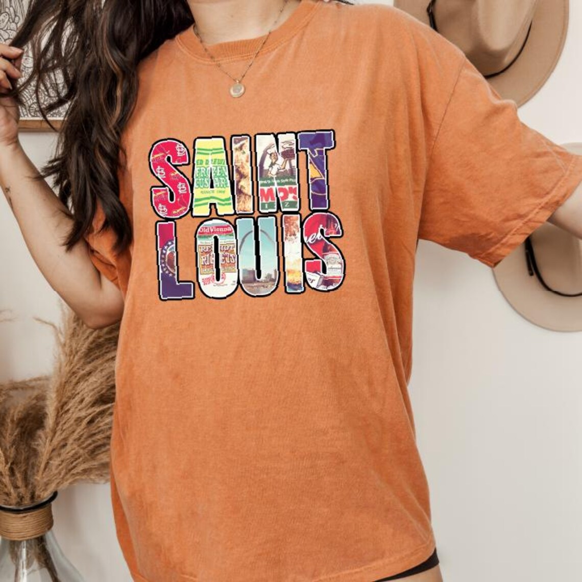 Saint Louis Comfort Colors Shirt,retro St Louis Tshirt, St Louis Gift ...