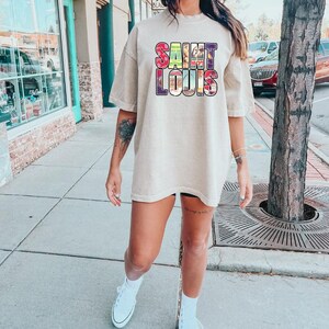 Saint Louis Comfort Colors Shirt,retro St Louis Tshirt, St Louis Gift ...