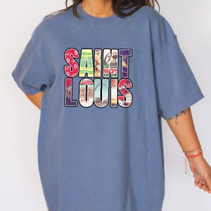Saint Louis Comfort Colors Shirt,retro St Louis Tshirt, St Louis Gift ...