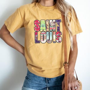 Saint Louis Comfort Colors Shirt,retro St Louis Tshirt, St Louis Gift ...