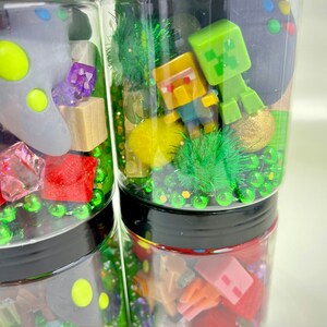 MINECRAFT Inspired Playdough Jars | Sensory Jar | Kids Birthday | Kids ...