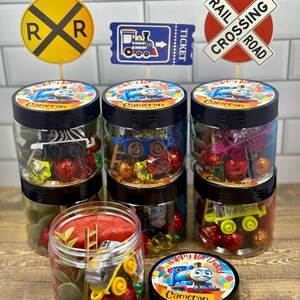 TRAIN Playdough Party Favors | Kids Party Favors | Train Playdough Kit ...