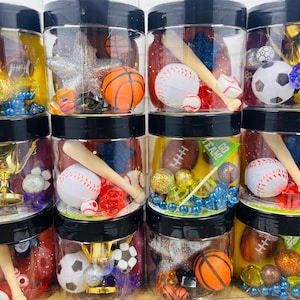 SPORTS Playdough Party Favors | Football, Basketball, Baseball, Soccer ...