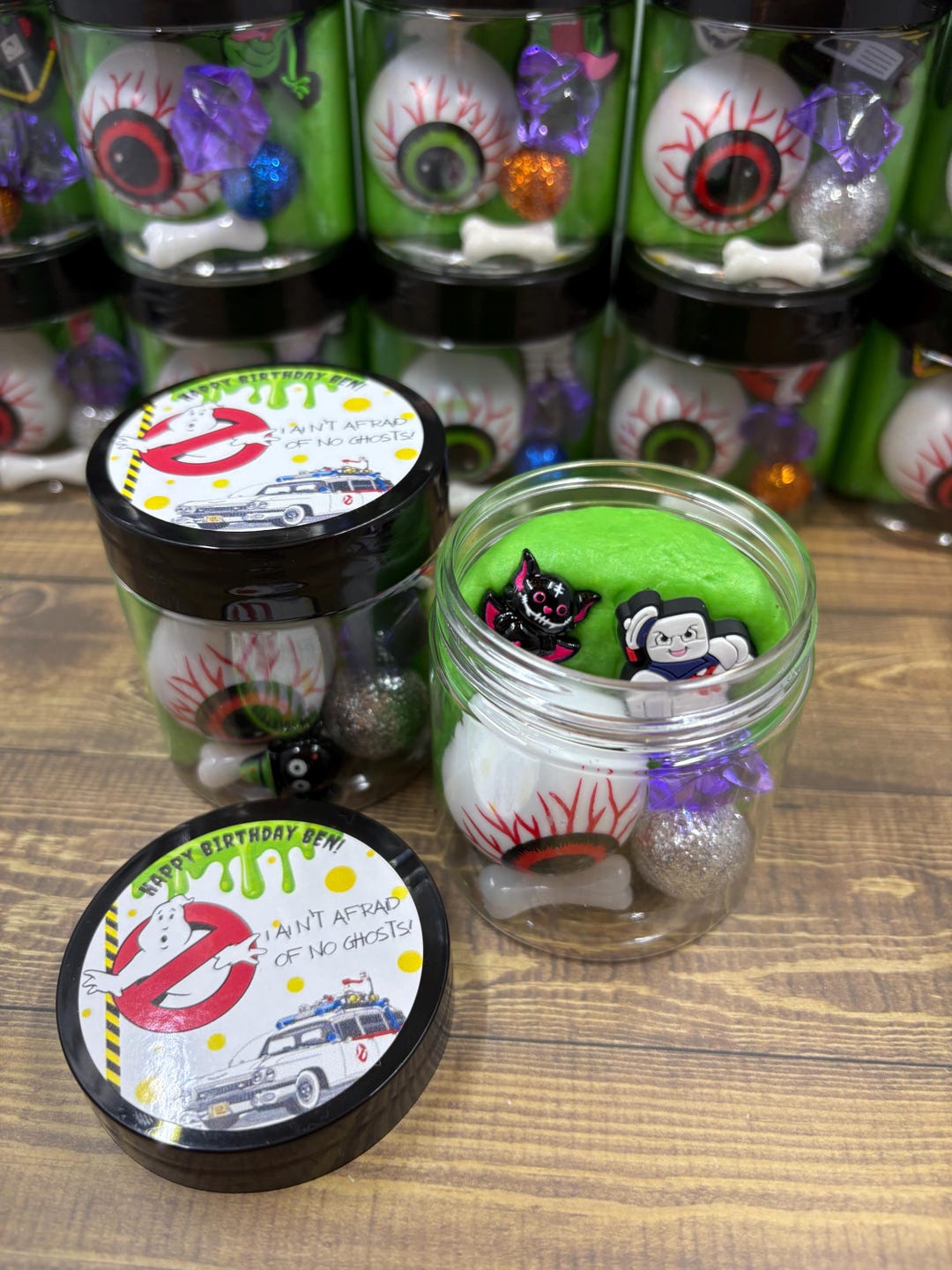 Ghost-busters Playdough Party Favors: Ecto Play Dough | Halloween ...