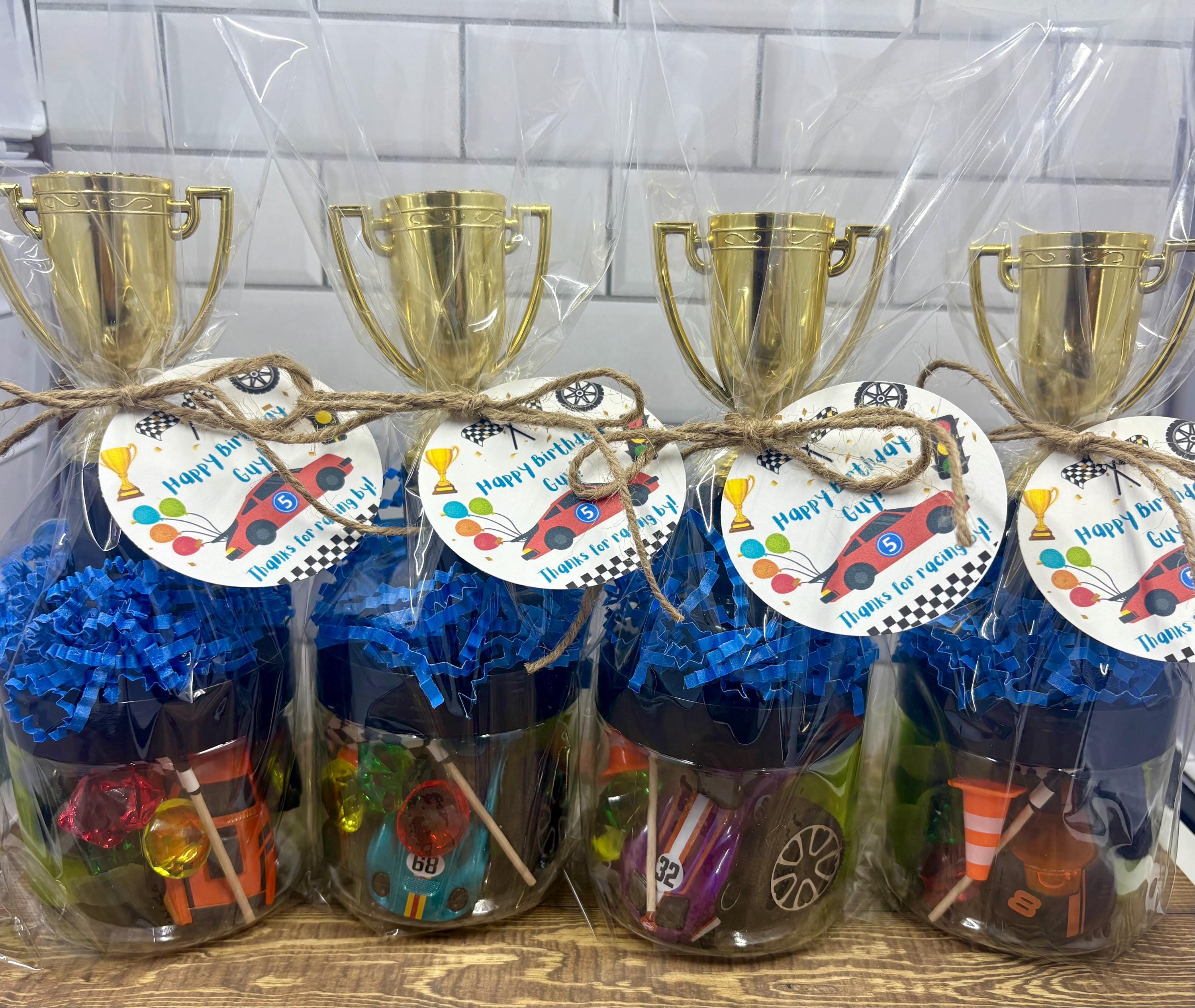 RACE CAR Party Favor | Racing Birthday Favor | Race Car Theme Party ...