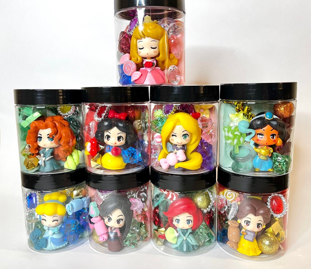 PRINCESS Birthday Favors | Princess Party Jar | Sensory Play Dough Jar ...