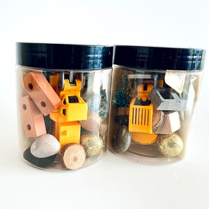 CONSTRUCTION Party Favors | Truck Playdough Jar | Construction ...