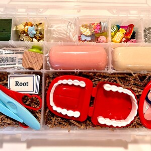 Dentist Playdough Sensory Kit | Dental Learning Toy | Kids Birthday ...