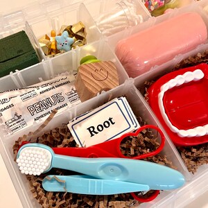 Dentist Playdough Sensory Kit | Dental Learning Toy | Kids Birthday ...