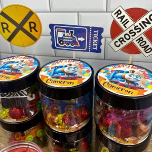 TRAIN Playdough Party Favors | Kids Party Favors | Train Playdough Kit ...