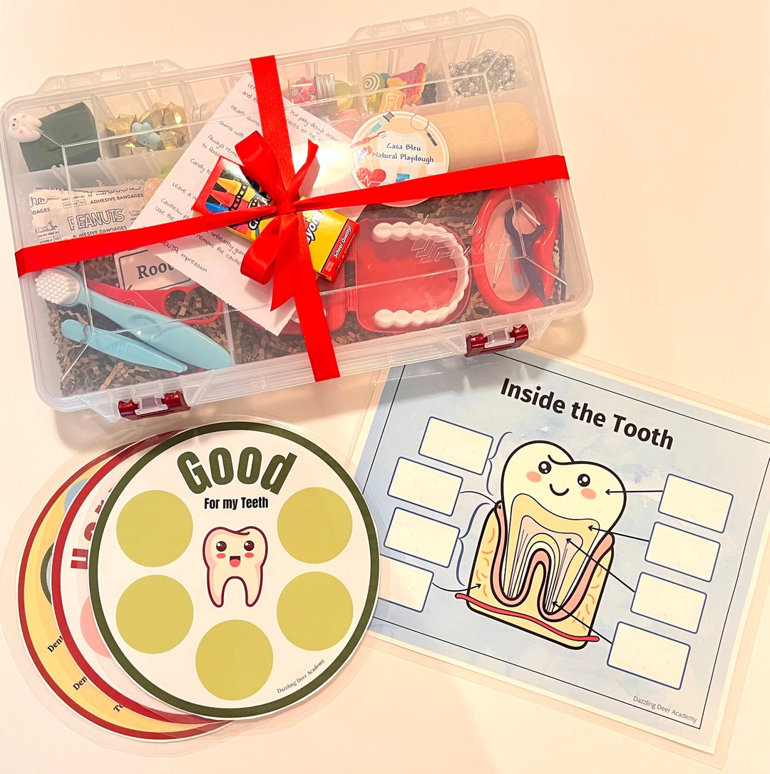 Dentist Playdough Sensory Kit | Dental Learning Toy | Kids Birthday ...