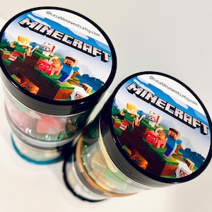 MINECRAFT Inspired Playdough Jars | Sensory Jar | Kids Birthday | Kids ...
