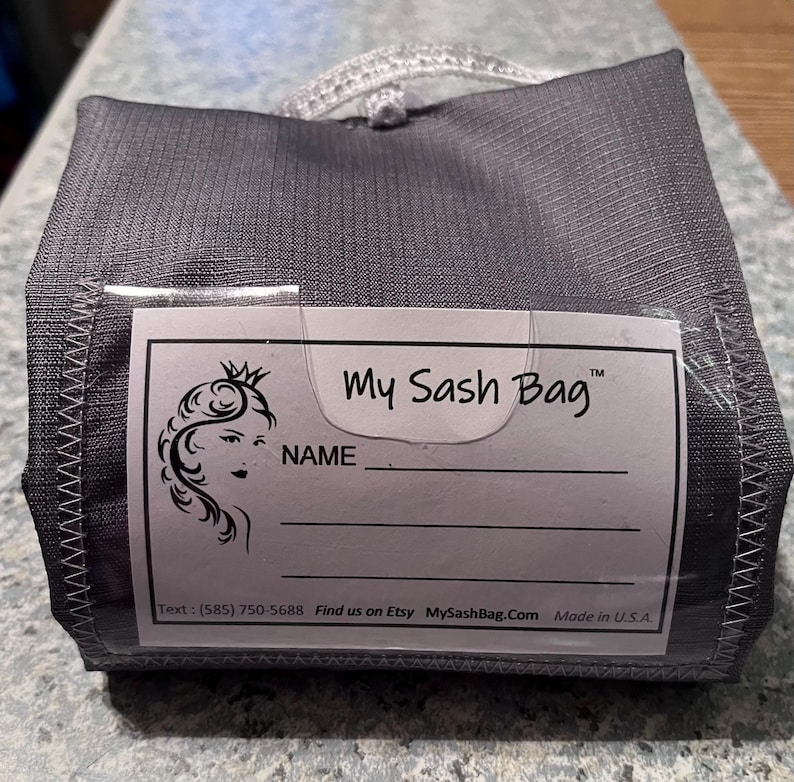 Pageant Sash Travel Bag: Spill Resistant Fabric, ID Pocket - Etsy