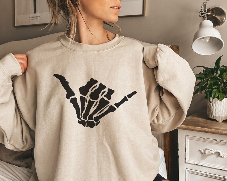 Skeleton Finger SVG Call Svg Pngdigital Downloadtshirt - Etsy