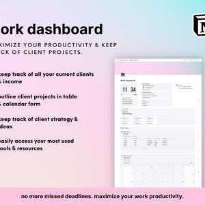 Notion Template | Notion Business Template | Notion Dashboard | Notion ...