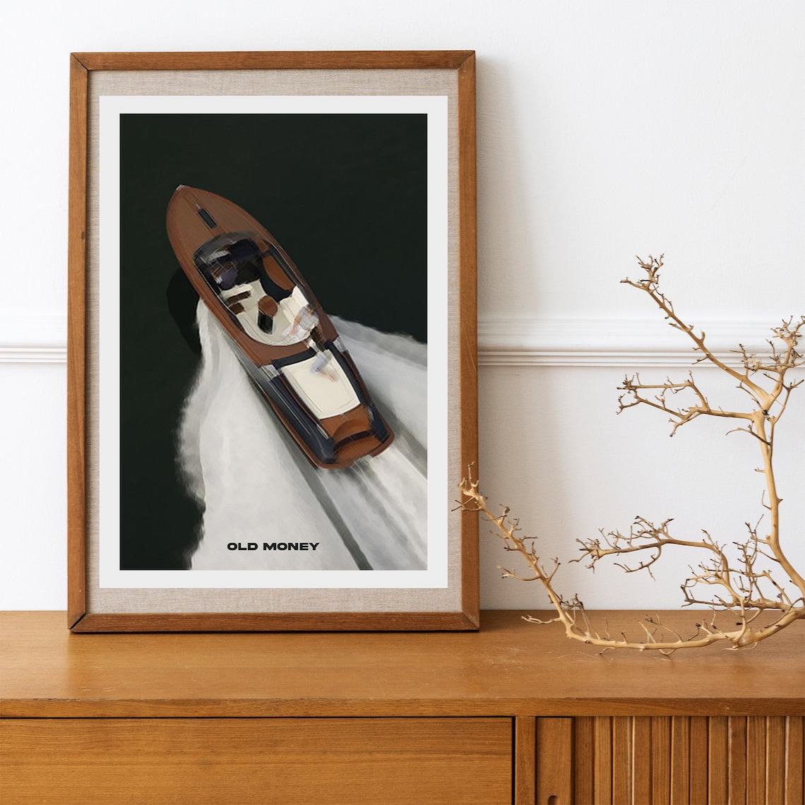 Old Money Aesthetic Poster / Old Money Wall Art / Old Money Boat ...
