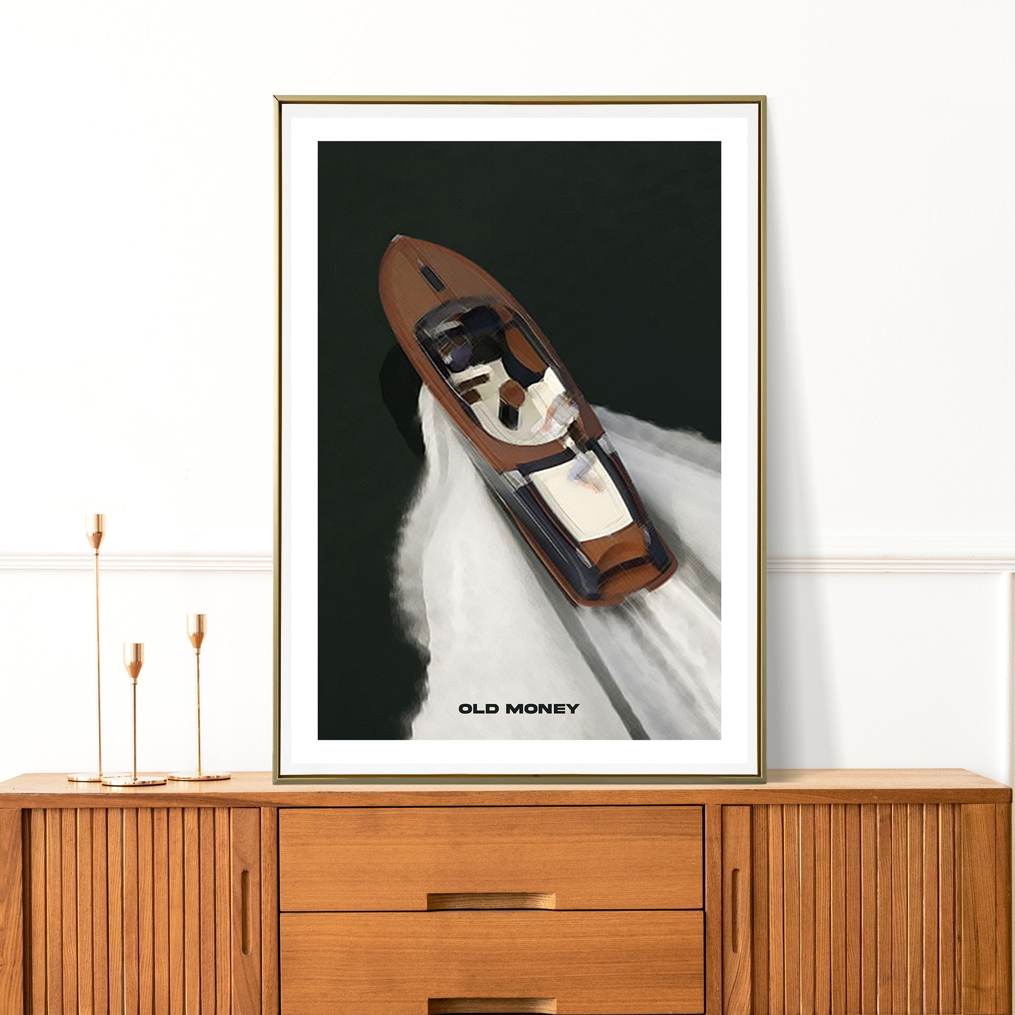 Old Money Aesthetic Poster / Old Money Wall Art / Old Money Boat ...