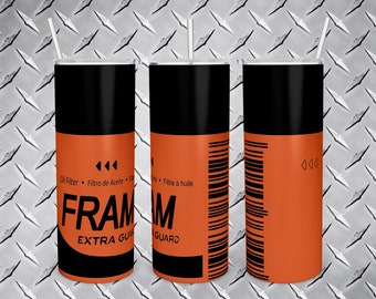 Fram Oil Filter Tumbler Wrap, PNG, SVG, Digital Download, PNG File ...