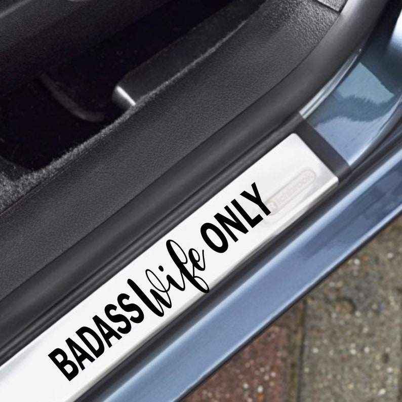 BADASS Wife ONLY Badass Wife Only Sticker Passenger Princess - Etsy