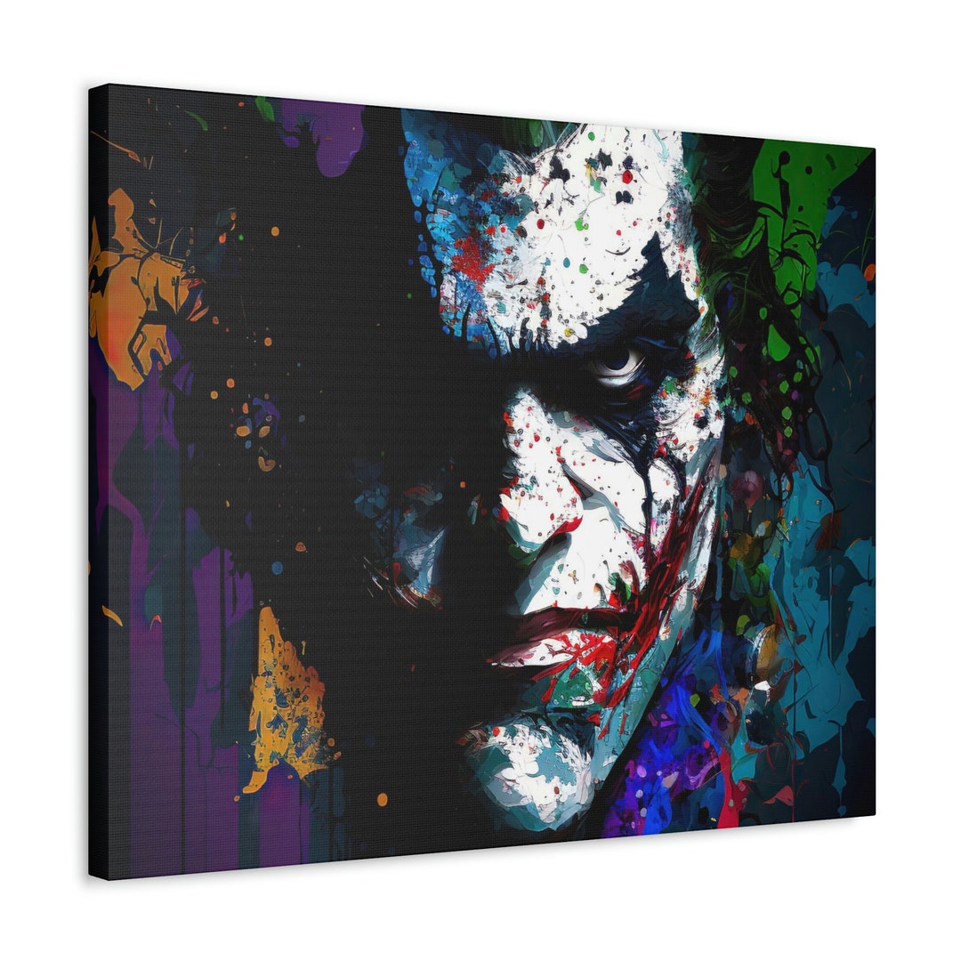 Abstract Clowned Prince Wall Art Print Picture Canvas for Home, Office ...