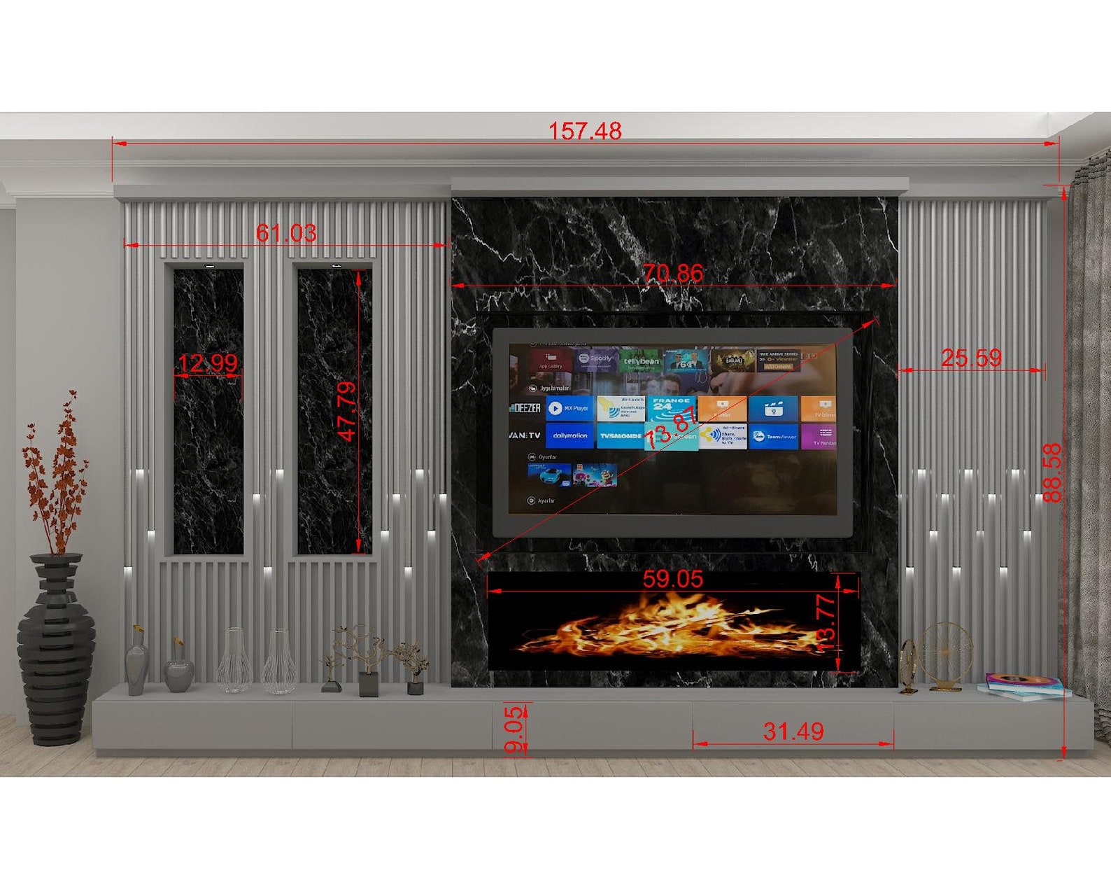 ARENA TV UNIT - Etsy