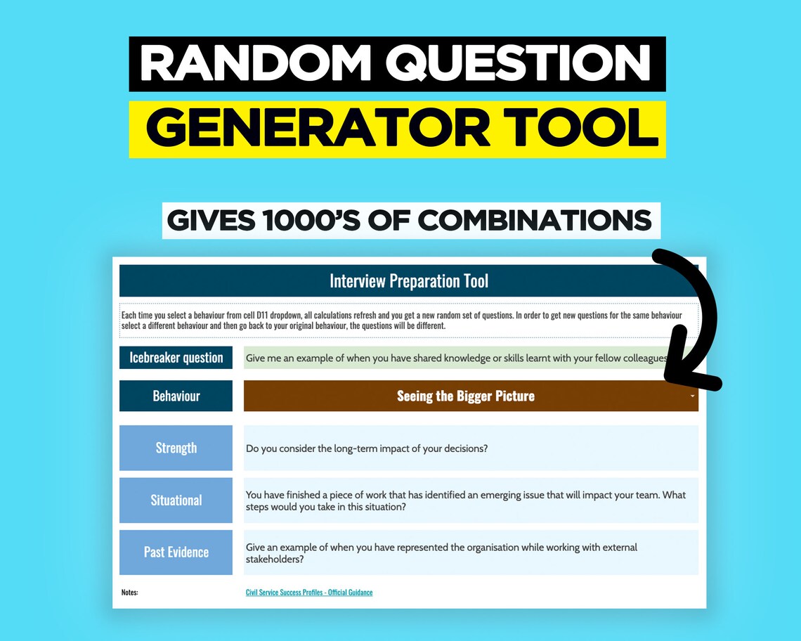 Civil Service Interview Question Bank - Random Question Generator ...
