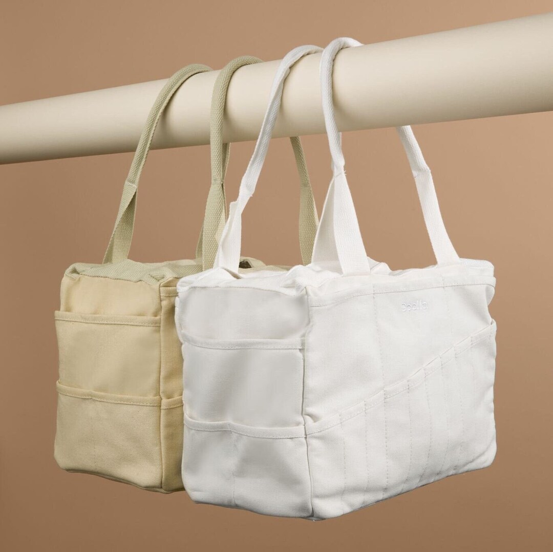 2-pack Soolla® Studio Artist Bags, Beige White, Art Craft Supplies Bag ...