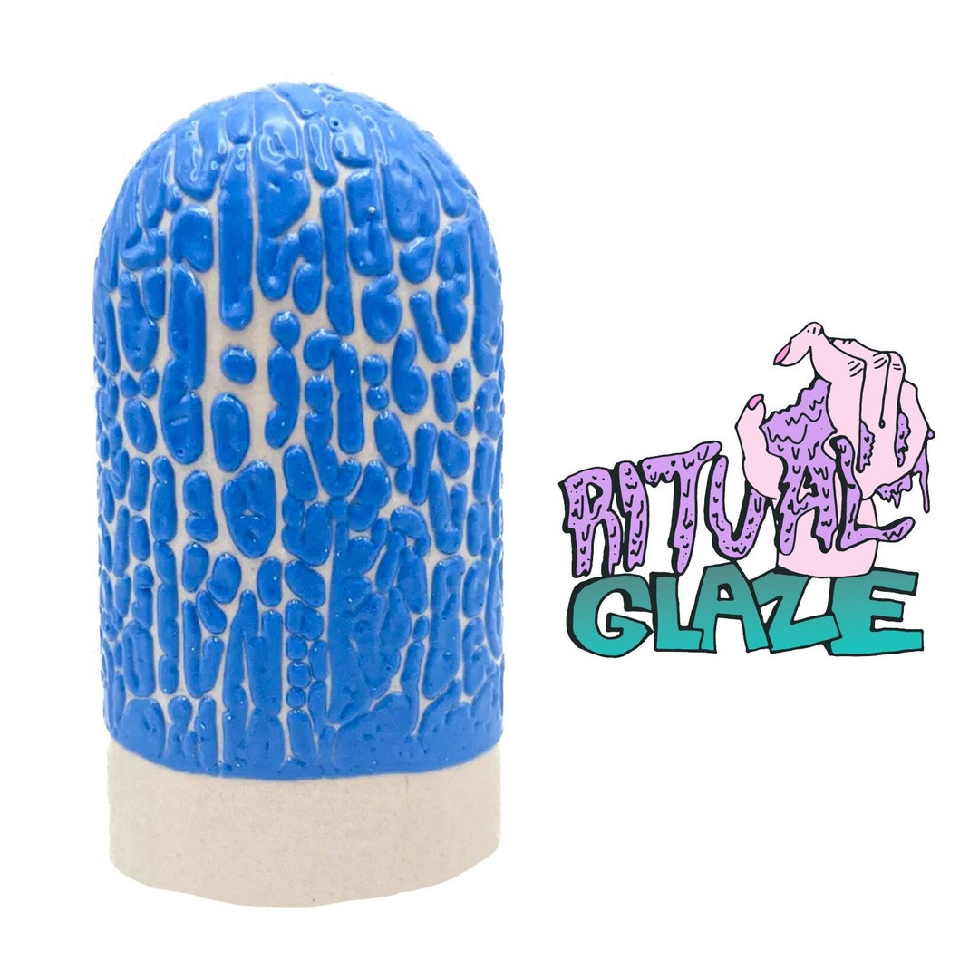 Ritual Glaze: Blue Crawl Glaze, 16oz, Special Effects Ceramic & Pottery ...