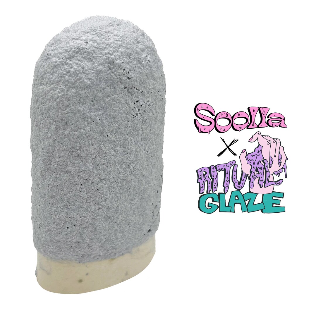 Ritual Glaze: Mini Puff Grey Glaze, Moon Magma Texture Pottery Glaze ...