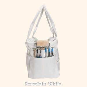 Boho Beige Soolla® Pottery Tool Bag, Pottery & Art Supplies Carrier ...