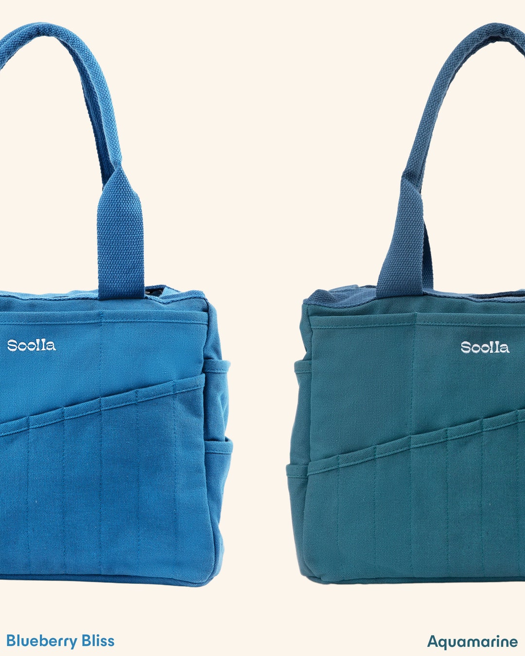 2-pack Soolla® Studio Bags, Art Supply & Pottery Tool Bag, Blue Series ...